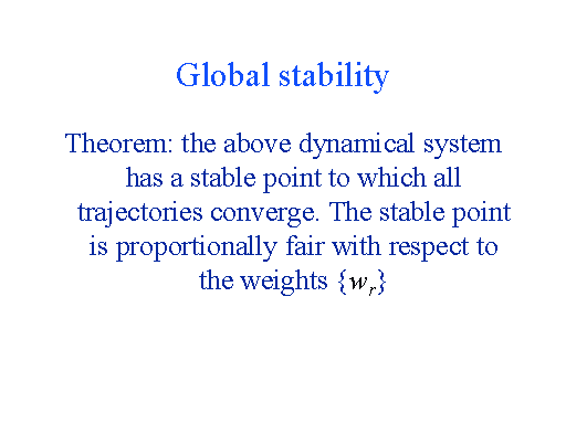 Global stability